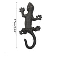 17cm Coat Hook with Lizard Design Cast Iron Garden Hook Decorative Hook ...