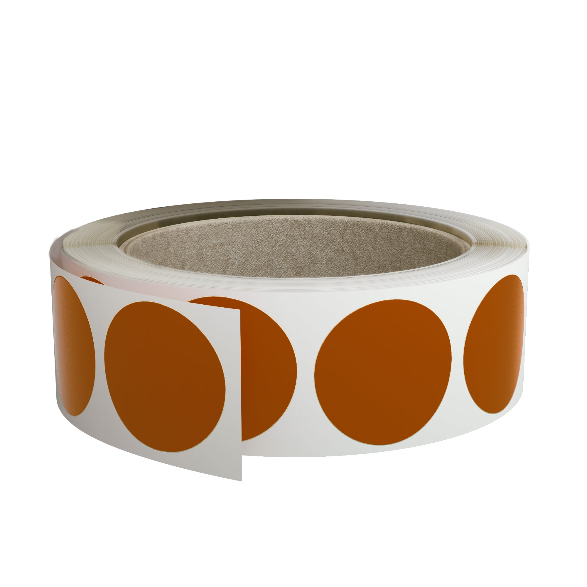 Royal Green Circle Labels Roll 30mm - Brown Round Sticker 1.25 inch ...