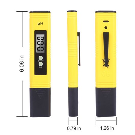Portable PH Meter Digital PH Test Pen Household Water Quality Tester ...