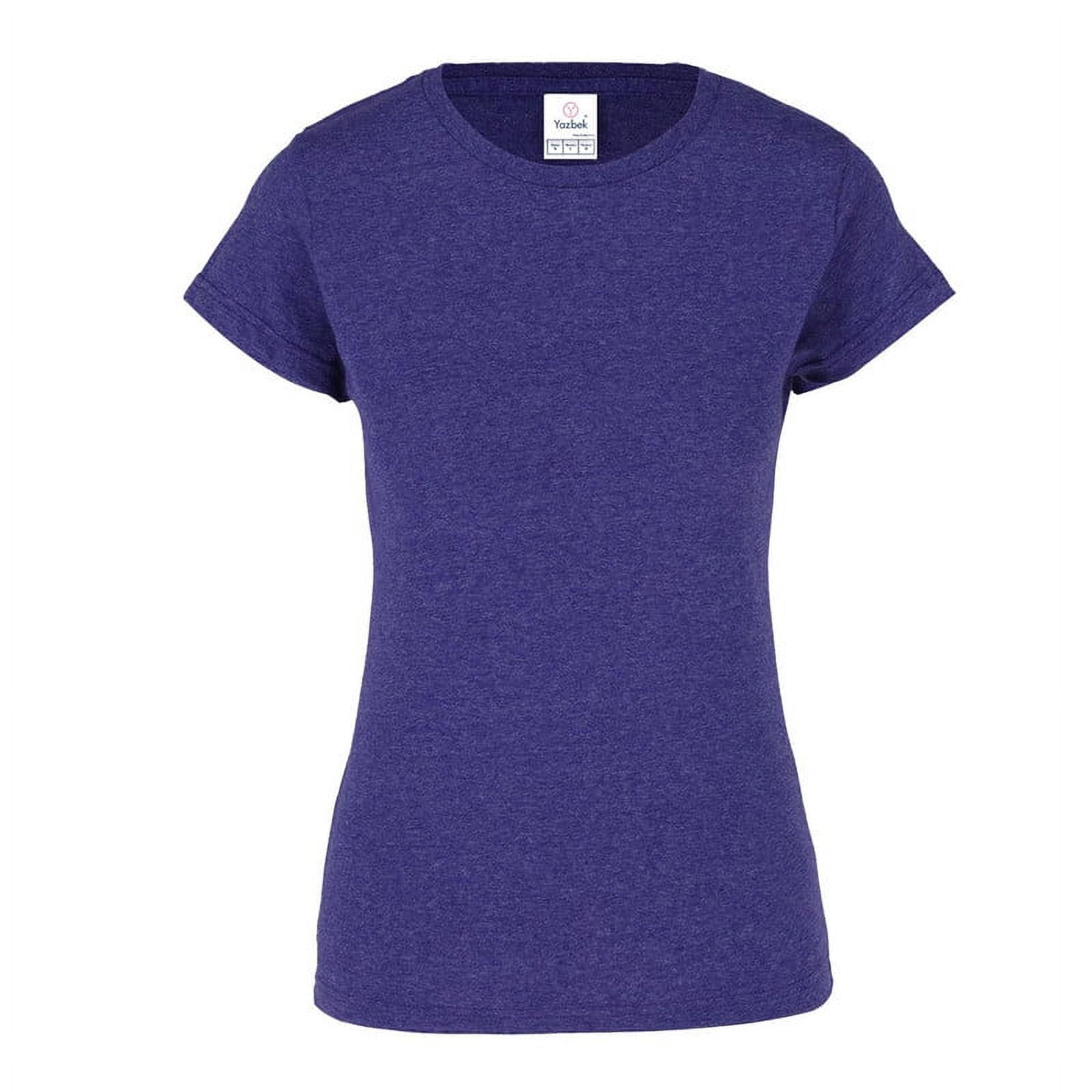 Playera para Dama, Color Morado Jaspe, Tamaño Mediana | Walmart en línea
