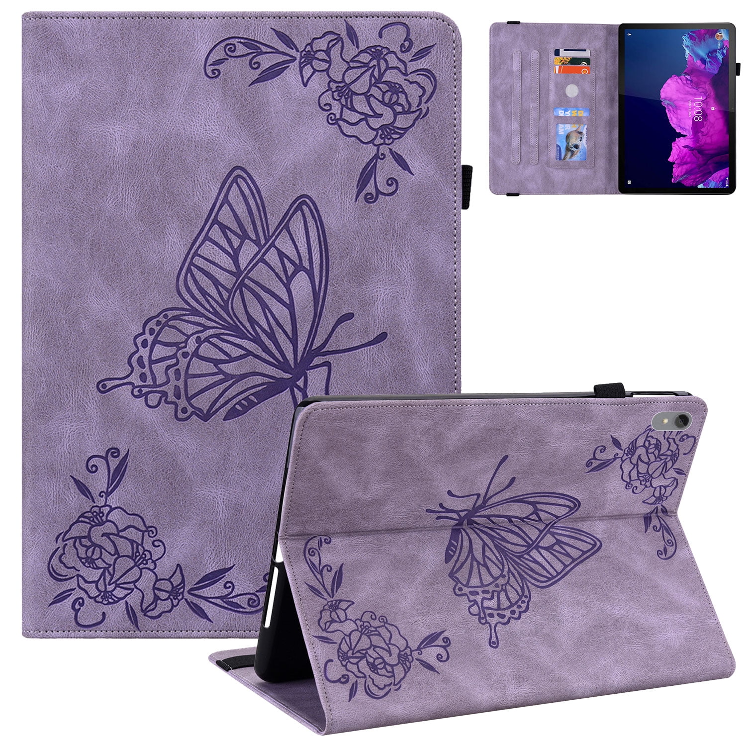 Allytech Lenovo Tab P11 Case 11-inch TB-J606F/ TB-J606X, PU Leather ...