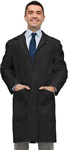 Professional Lab Coat for Men - Laboratory Coat Kick Pleat Lot ...