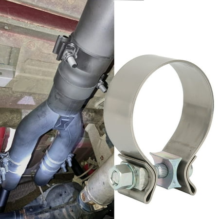 Aramox Universal Exhaust Band Seal Clamps Rustproof Muffler Clamp High ...