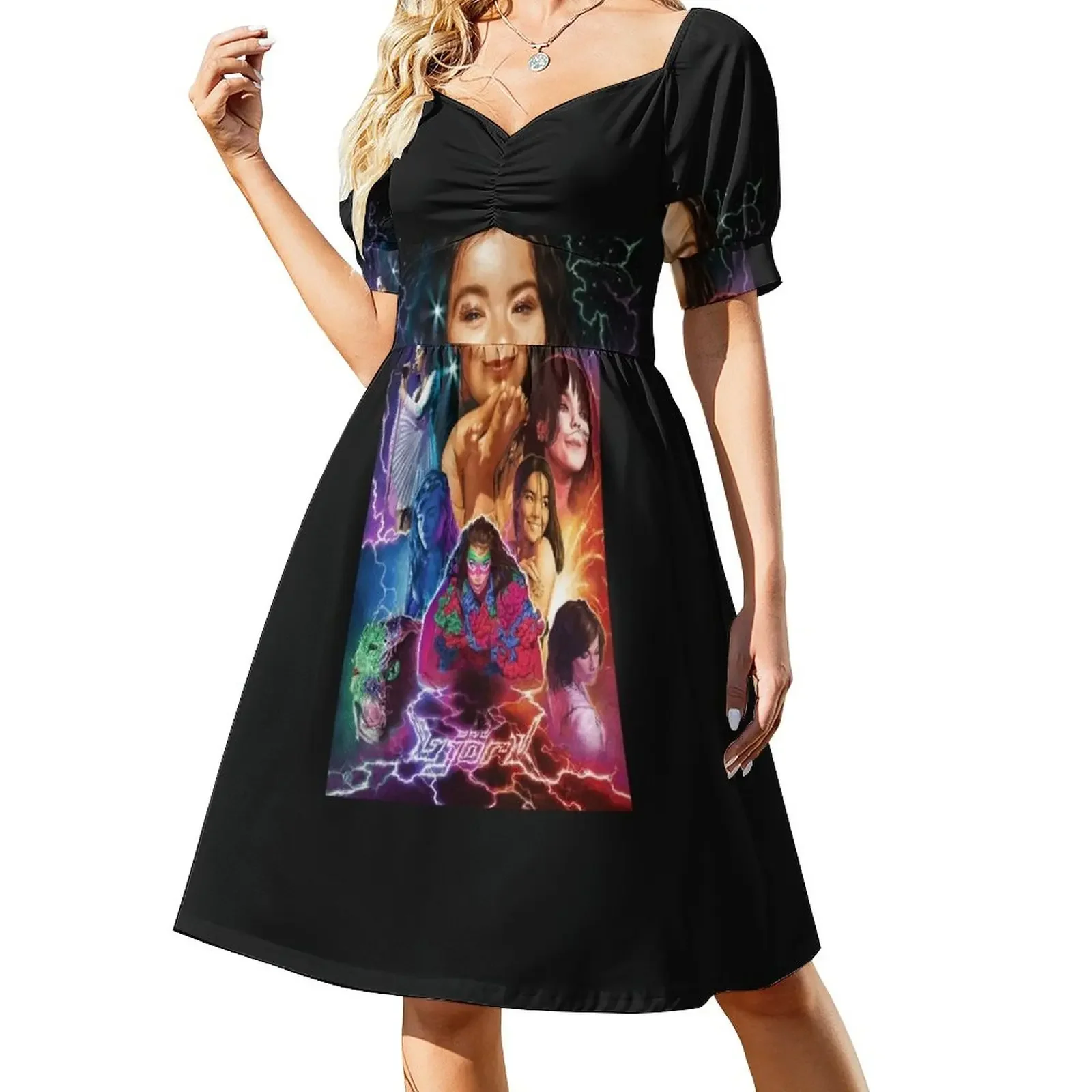 BJORK Short-Sleeved Dress Dress woman prom dresses long dress women for ...