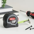 Hyper Tough 16ft Wide Blade Steel Tape Measure with High Visibility and ...