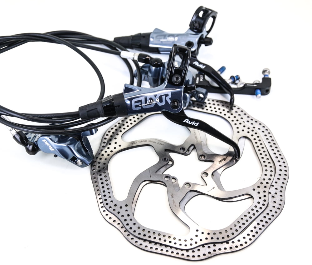 SRAM Elixir Trail 9 Hydraulic Disc MTB Bike Brakeset 800/1300 + 180 ...