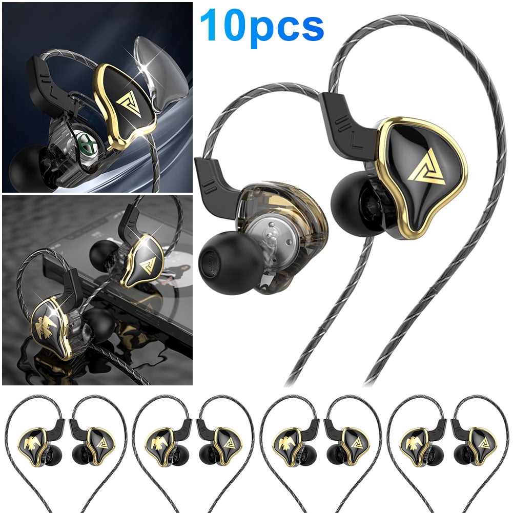 [Negro] Internos QKZ AK6 Ares Ares Con Control Por Cable Y Micrófono ...