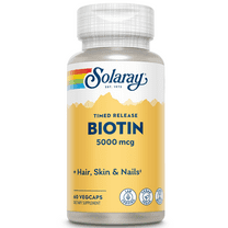 Jarrow Formulas Biotin 5000mcg Capsule Supplement for Energy Production ...