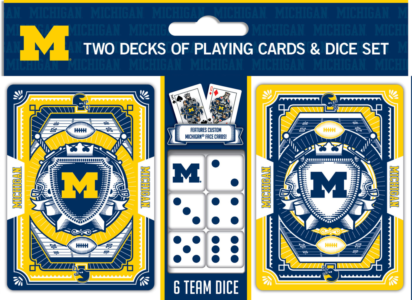MasterPieces Officially Licensed NCAA Michigan Wolverines 2-Pack ...