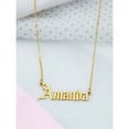 Personalized Sterling Silver or 14K Gold Plated Sterling Silver "Amanda ...