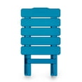 Camco Adirondack Outdoor Camping Small Plastic Folding Side Table, Aqua ...