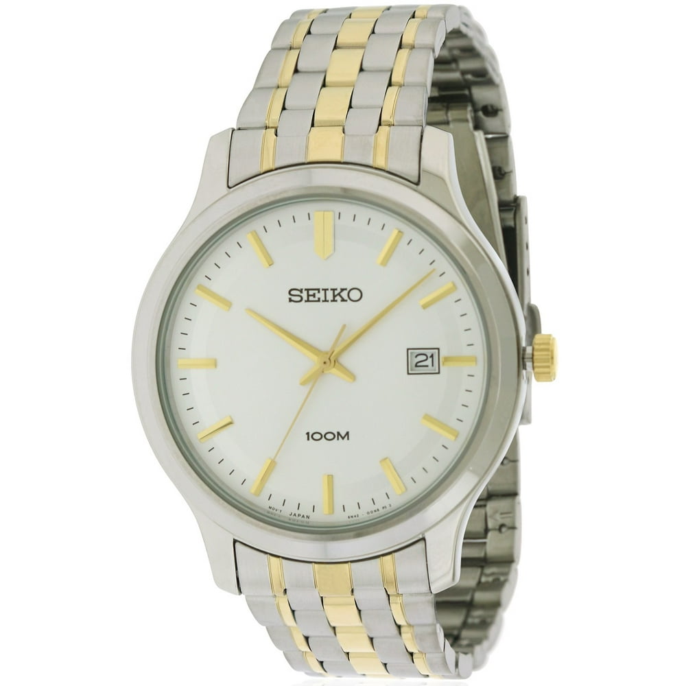 Seiko - Seiko Two-Tone Mens Watch SUR147 - Walmart.com - Walmart.com