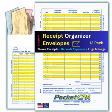 TOPS, TOP1242, Weekly Expense Envelopes, 20 / Pack - Walmart.com
