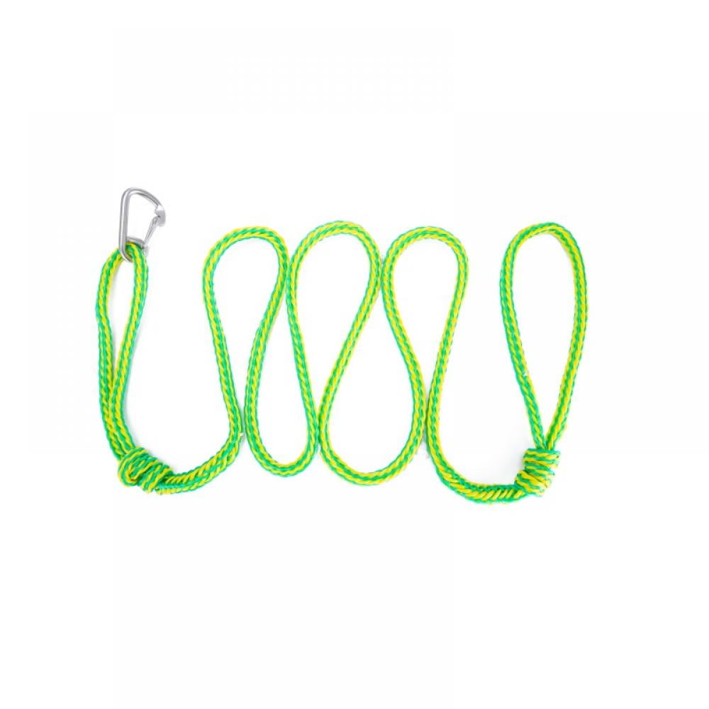 2 Pack Dock Lines Tow Ropes with Stainless Steel Clip-Heavy Duty ...