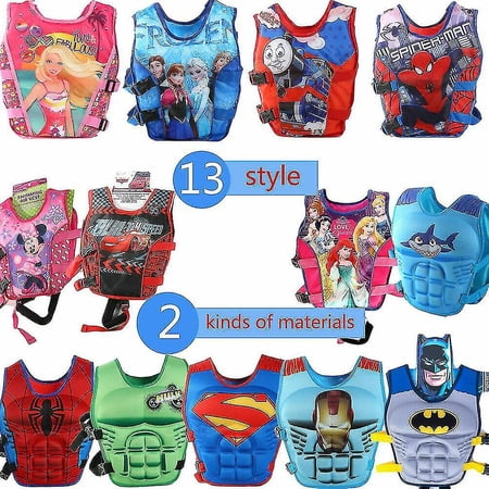 Child Kids Life Jacket Swimming Vest-3-Chest muscle spider-man-L ...