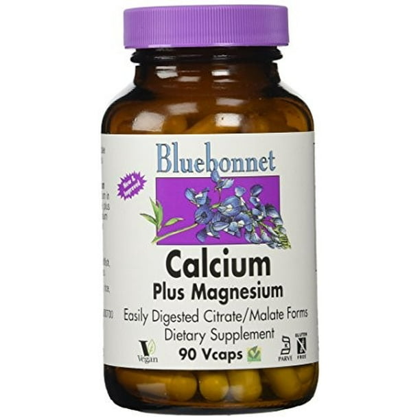 Bluebonnet Calcium Plus Magnesium, 90 Ct - Walmart.com
