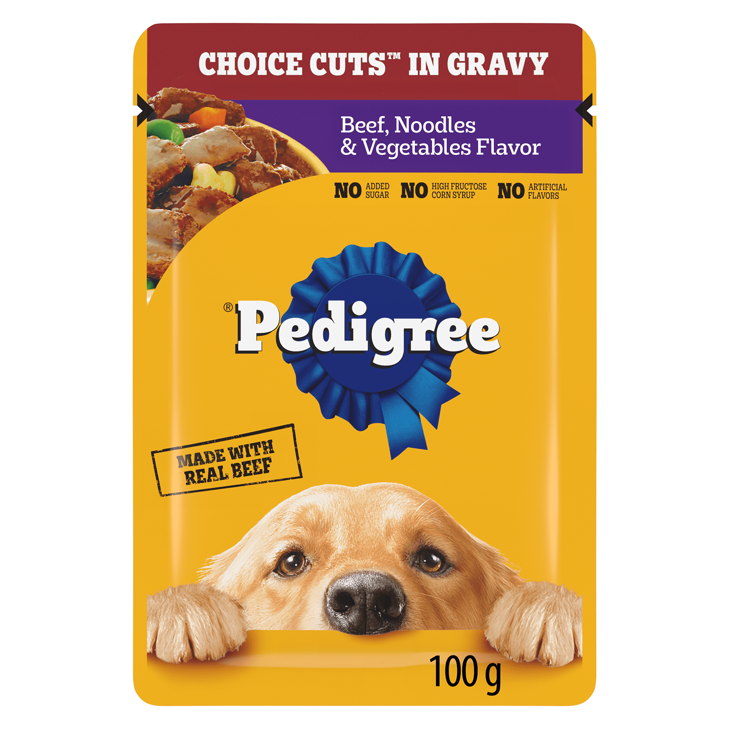 Click here for Pedigree Choice Cuts In Gravy Beef  Noodles & Vege... prices