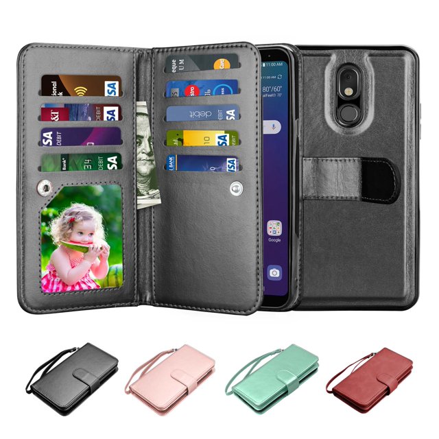 6.2" LG Stylo 5 Wallet Case, LG Stylus 5 PU Leather Case, Njjex Luxury ...