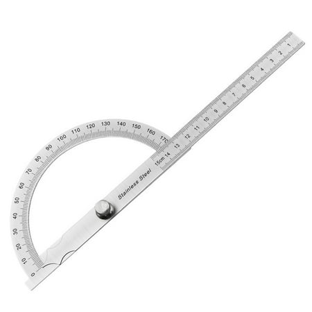 MAIF 180 Degree Adjustable Semicircle Protractor 150mm Adjustable Screw ...