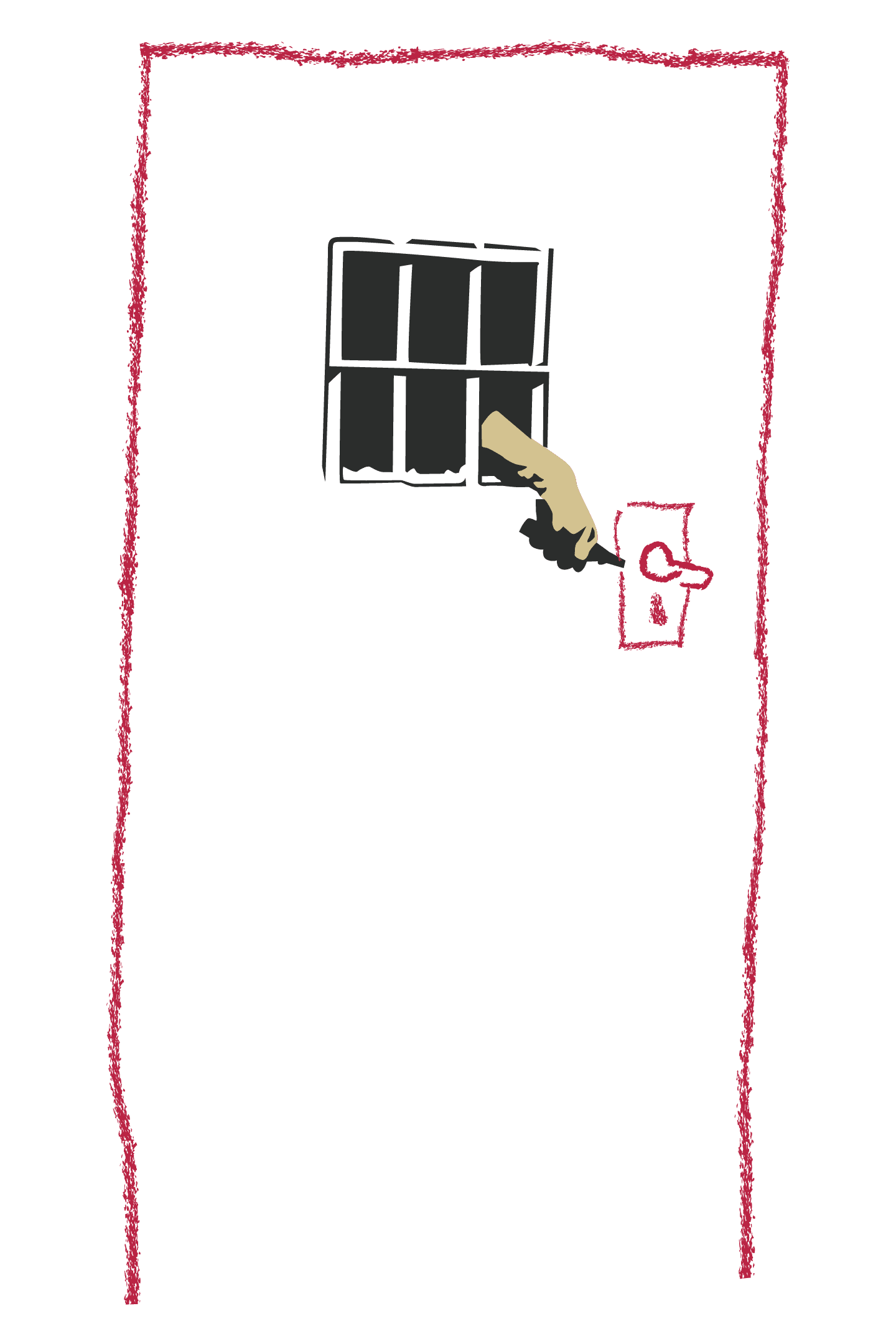 Prisoner Trying to Escape Creative Artwork Design Vinyl Wall Decal ...