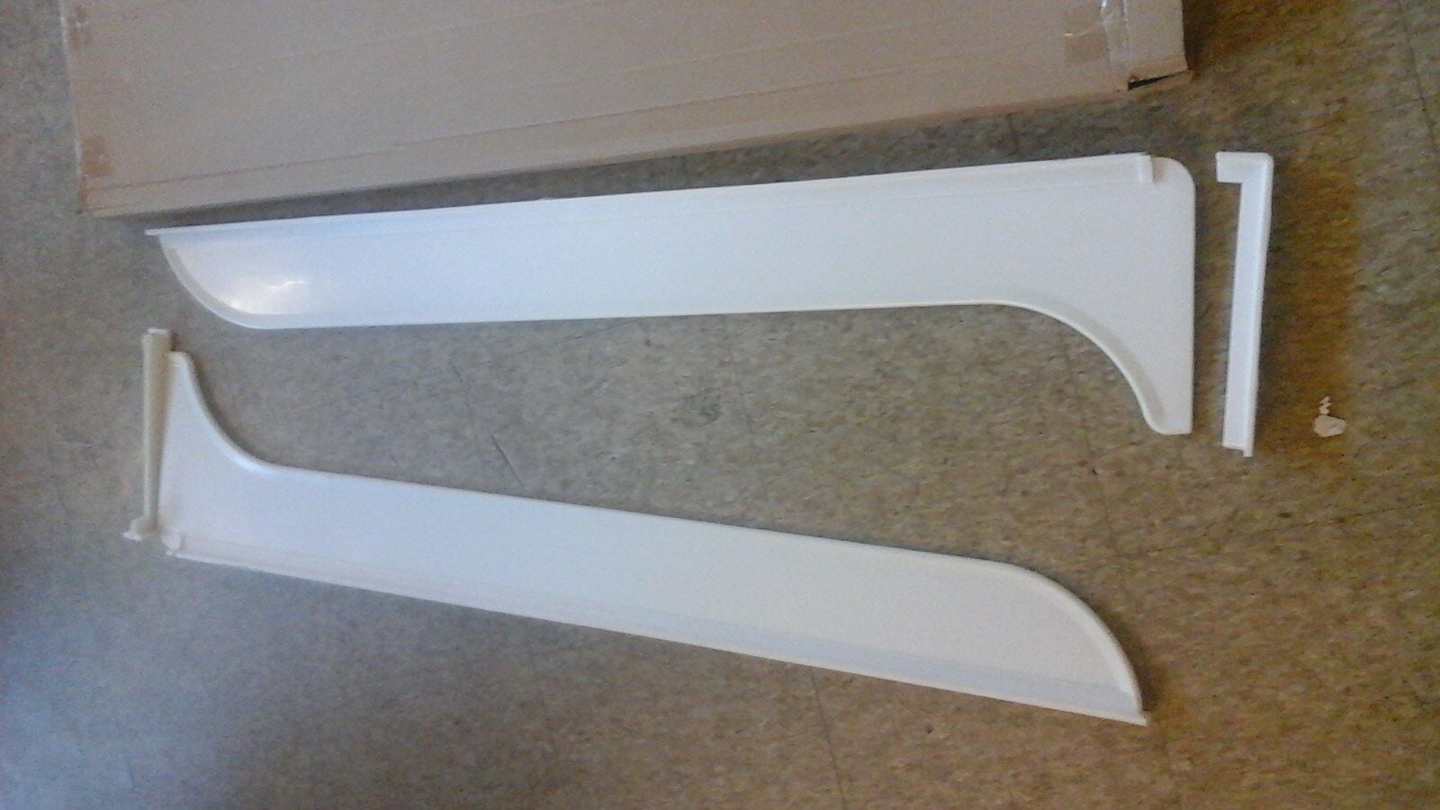 Aqua Plumb Large Shower Splash Guard, White, 2 Pack, 9-1/2"x 44", Easy ...