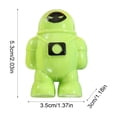 2pc Cartoons Astronaut Robot Eraser Sharpener For Elementary School ...