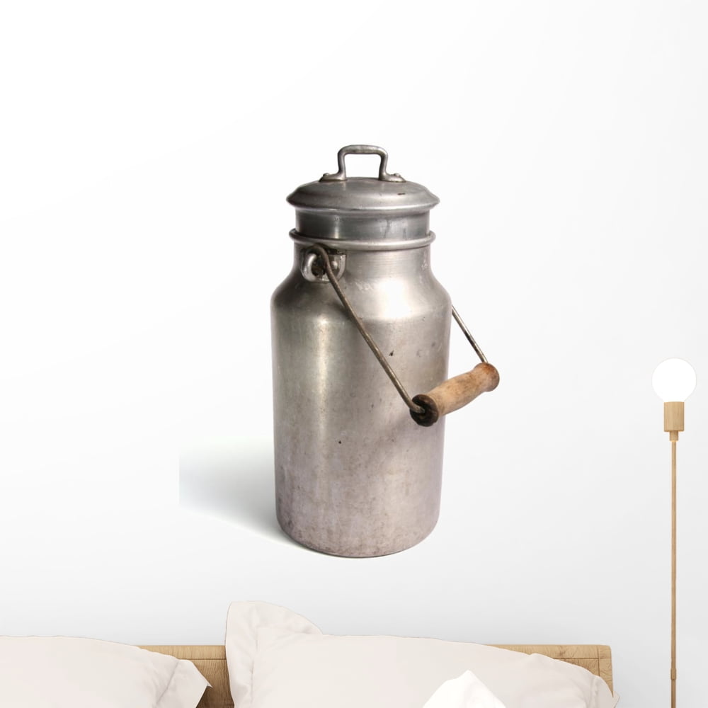 Milk Can Wall Decal by Wallmonkeys Peel and Stick Graphic (24 in H x 16 ...