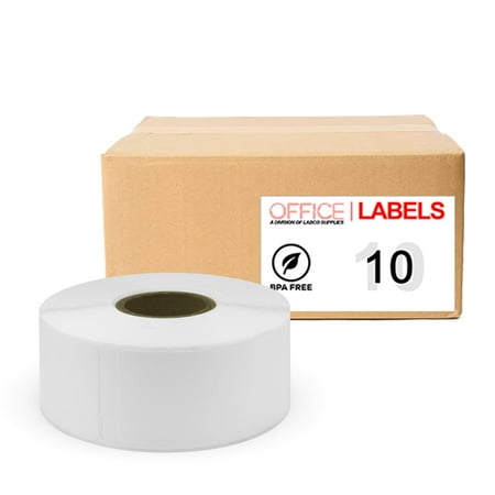 10 Rolls of 30373 Compatible Labels for DYMO 7/8" x 15/16" (22mm X 24mm ...