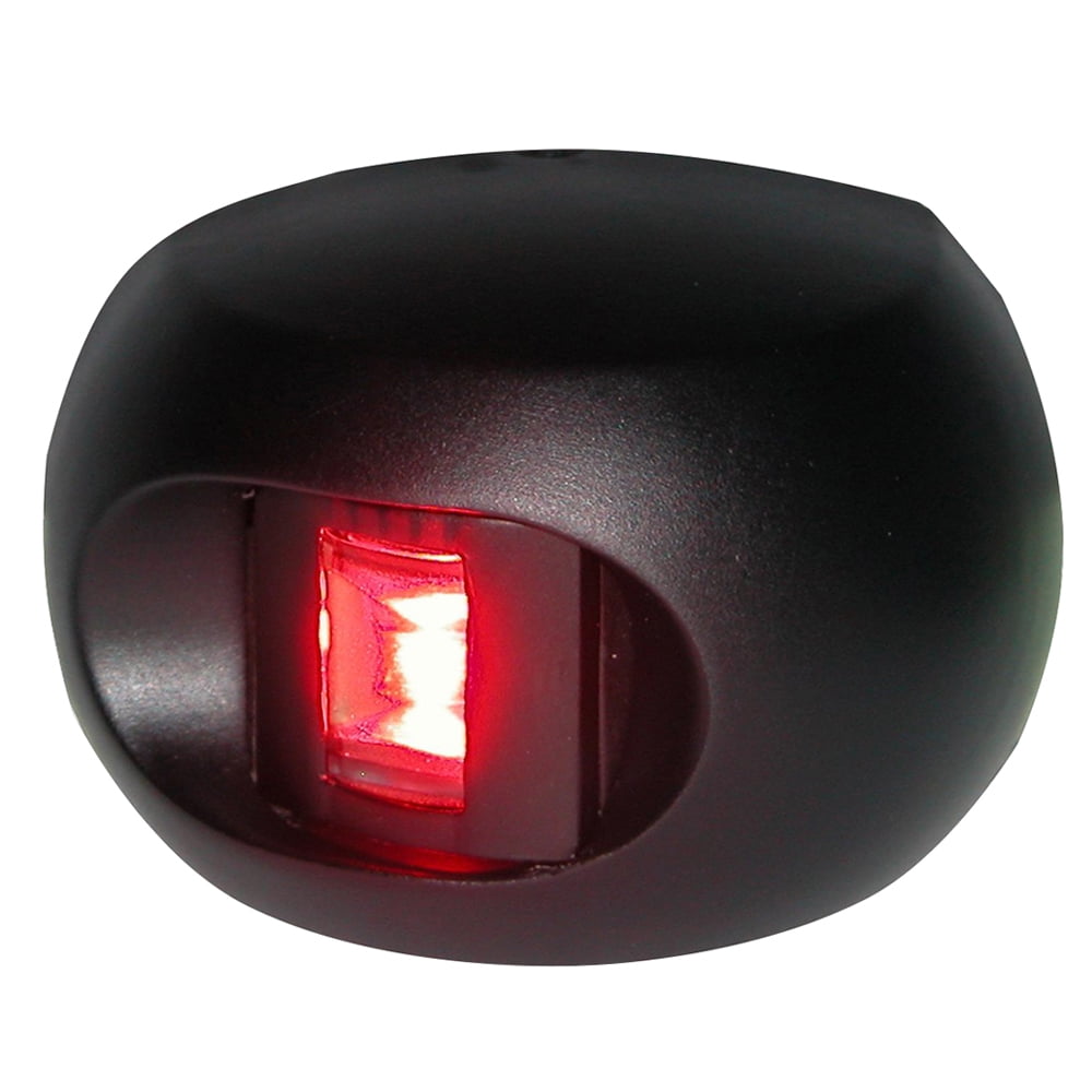 Aqua Signal 34302-7 Series 34 Port Side Mount LED Light - Black Housing ...