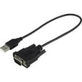 Ativa® USB 2.0 to Serial Adapter, 1’, RS-232 DB9, Black, 26847 ...