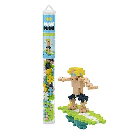 PLUS PLUS - Mini Maker Tube - Surfer Guy - 70 Piece, Construction ...