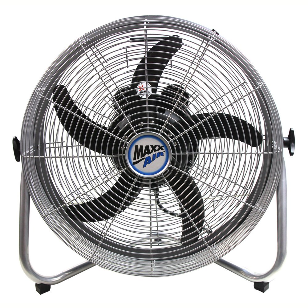 MaxxAir 18" Floor Fan with Internal Oscillation - Walmart.com - Walmart.com