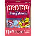 HARIBO Berry Hearts Gummies Assorted Berry Flavor Heart Shaped ...