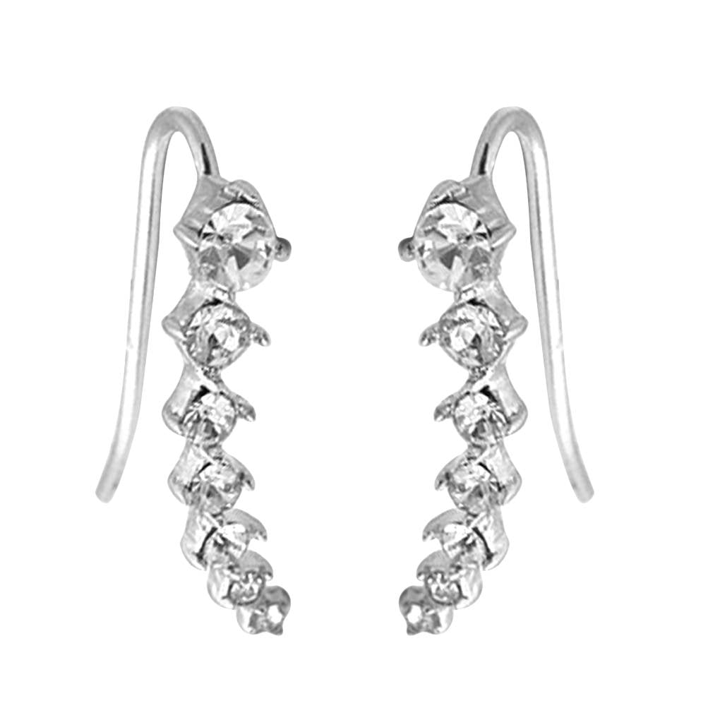 Click here for Unbranded Crystal Climber Earring Cuff Climber Ear... prices