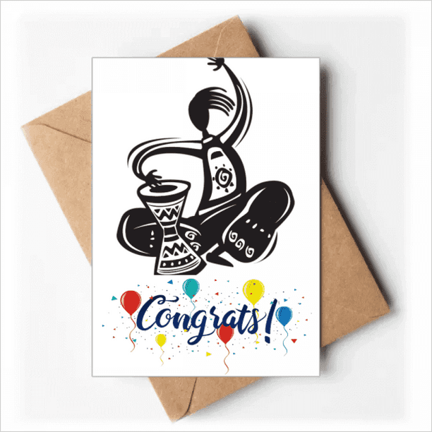 Tambourine Outline Celebrate Mexico Mexican Wedding Cards ...