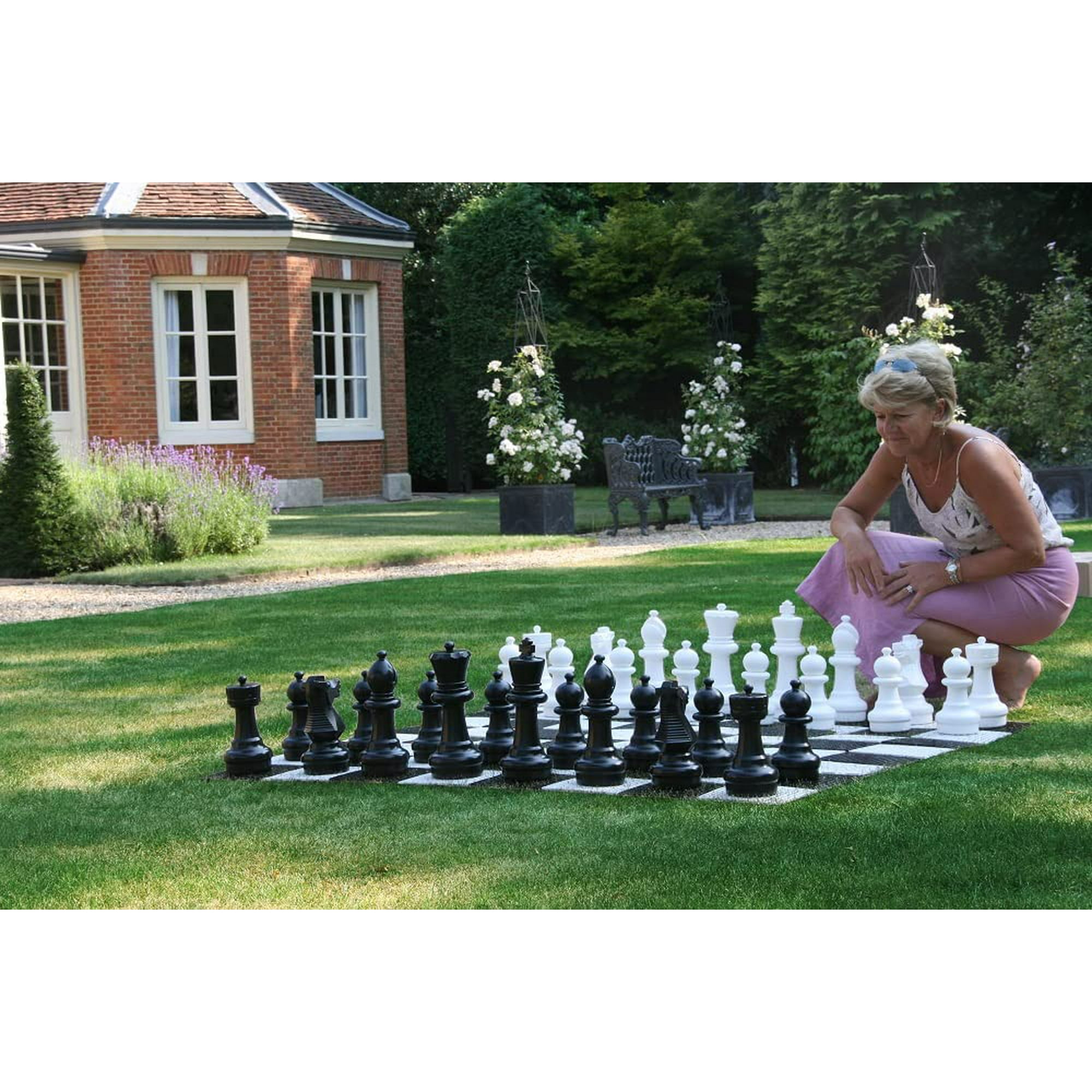 Click here for Uber Games Garden Chess Game Pieces Set - Plastic... prices