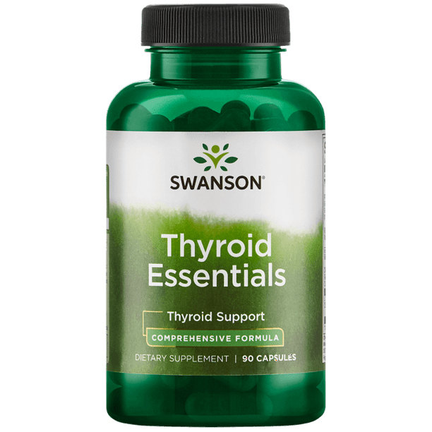 Swanson Thyroid Essentials - Comprehensive Formula 90 Caps - Walmart.com