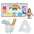 Fun Express Rainbow Tent Classroom Calming Corner Kit - 11 Pc - Walmart.com