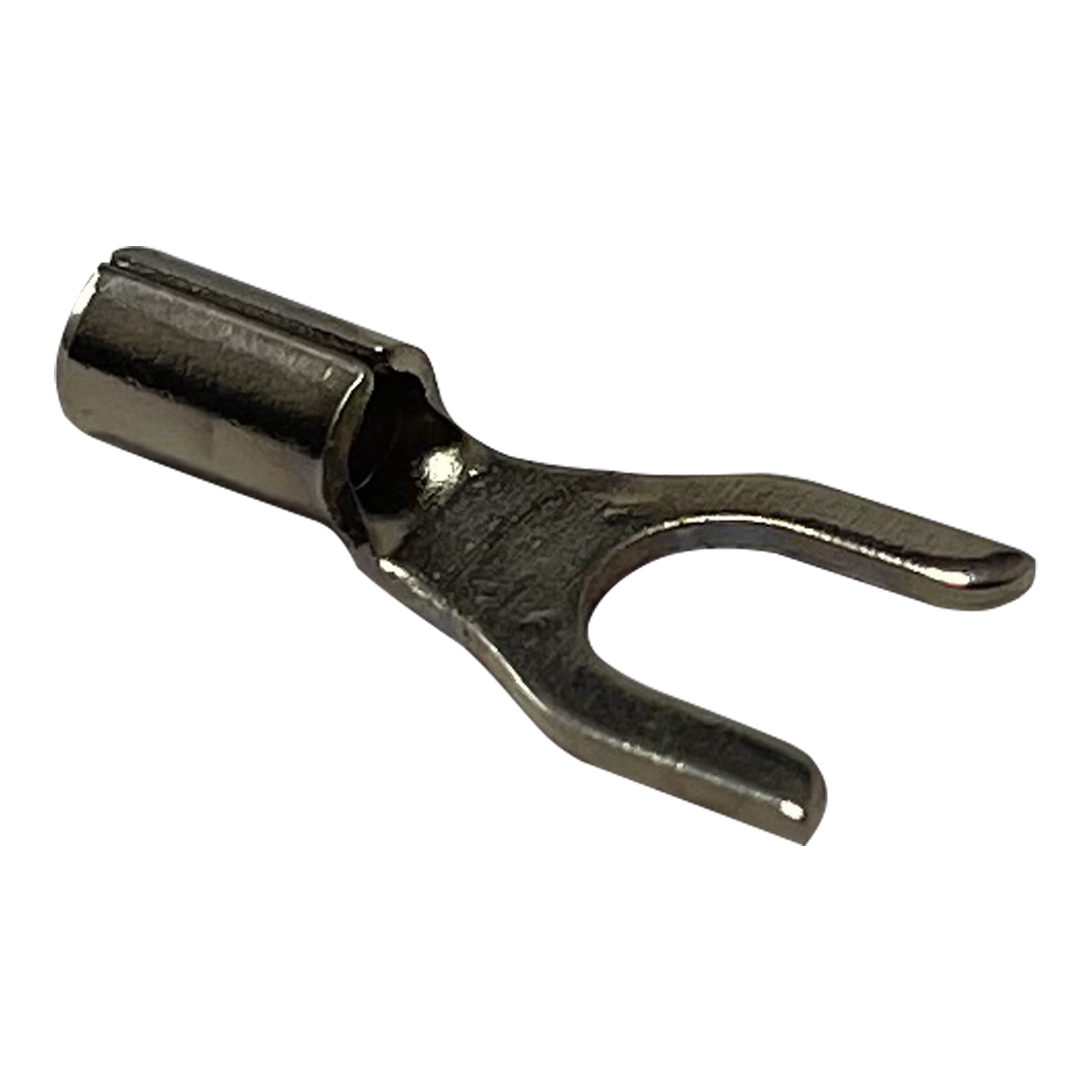 (100) High Temperature Non-Insulated Spade Connector 16-14 Gauge AWG 10 ...