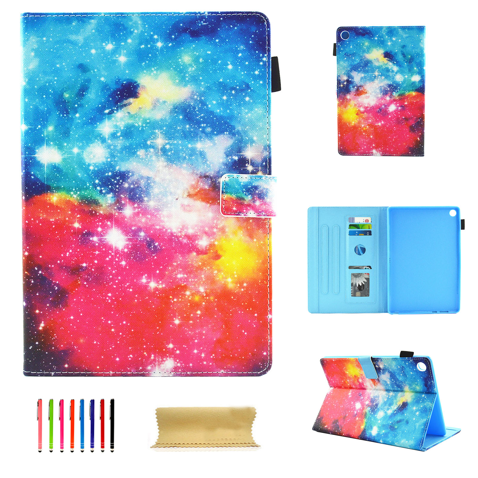 All-New Fire HD 10 2017 Tablet Case, Allytech Smart Book Style Stand ...