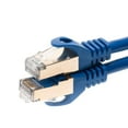 Cat7 Copper Ethernet Cable 25FT Blue, 30-Pack S/FTP Shielded 10Gbps 600MHz High-Speed LAN ...