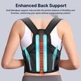 Posture Corrector Brace Black Medium/Large Upper Back Neck Shoulder ...