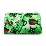 Minecraft Fleece Kids Plush Throw Blanket, Silky Soft Polyester, Green ...