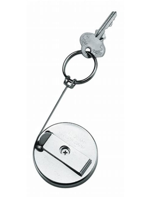 C Accessories Retractable Key Chain - Chrome - Walmart.com