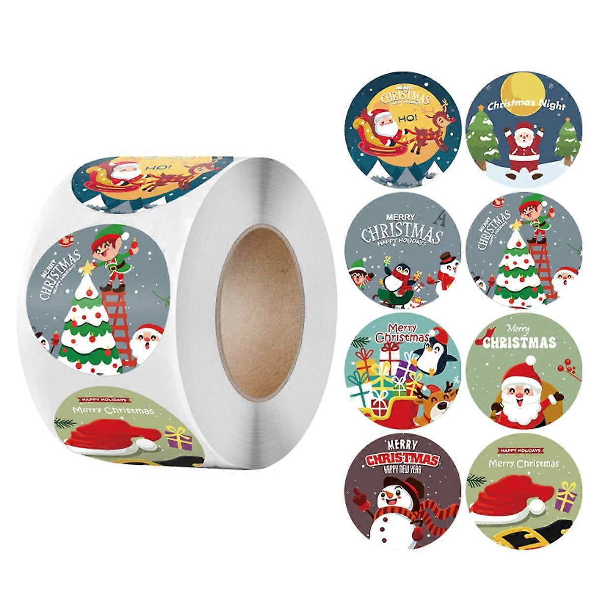 Click here for Czy 500pcs 1.5 Inch Christmas Tags Stickers Christ... prices