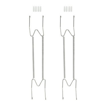 EEEkit 10pcs Stainless Steel Invisible Plate Hangers, Wall Mount Hooks ...