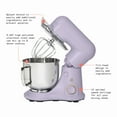 Beautiful 5.3 Qt Stand Mixer, Lavender with Flat Beater, Dough Hook ...