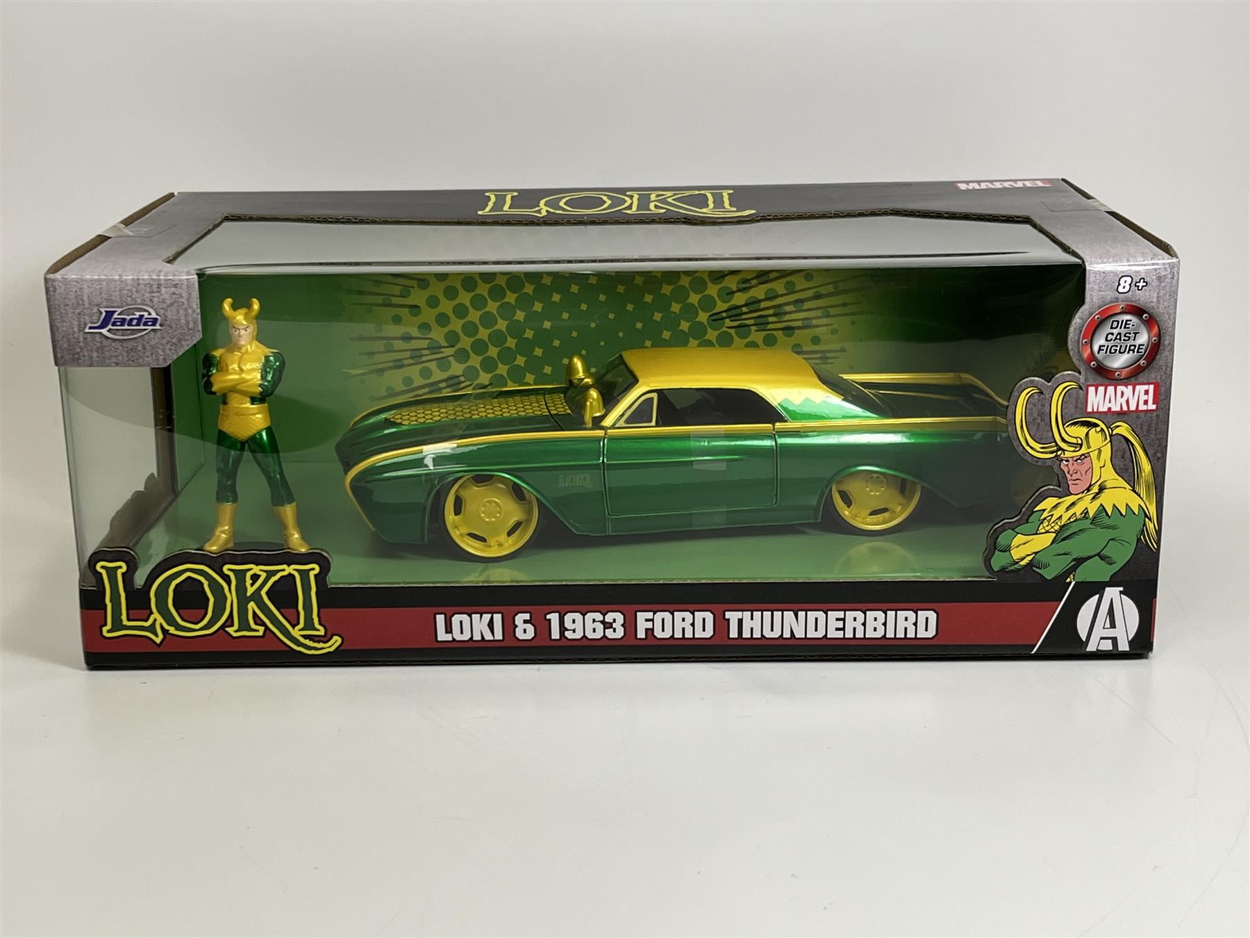 Loki and 1963 Ford Thunderbird 1:24 Scale Jada 253225026 - Walmart.com