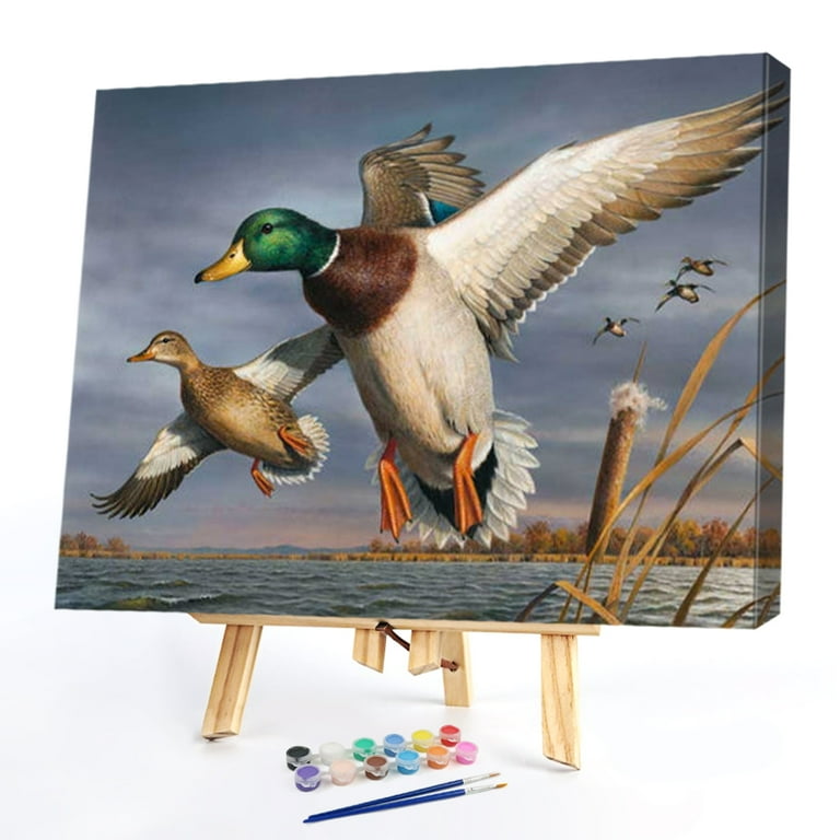 Duck Acrylic Painting