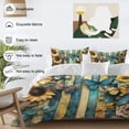 Blue Butterfly Sunflower Bedding Duvet Cover Set Full Size 4 Pieces ...